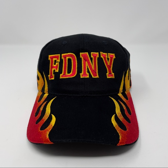 Accessories | Vintage Fdny Fire Department New York Flames Retro ...